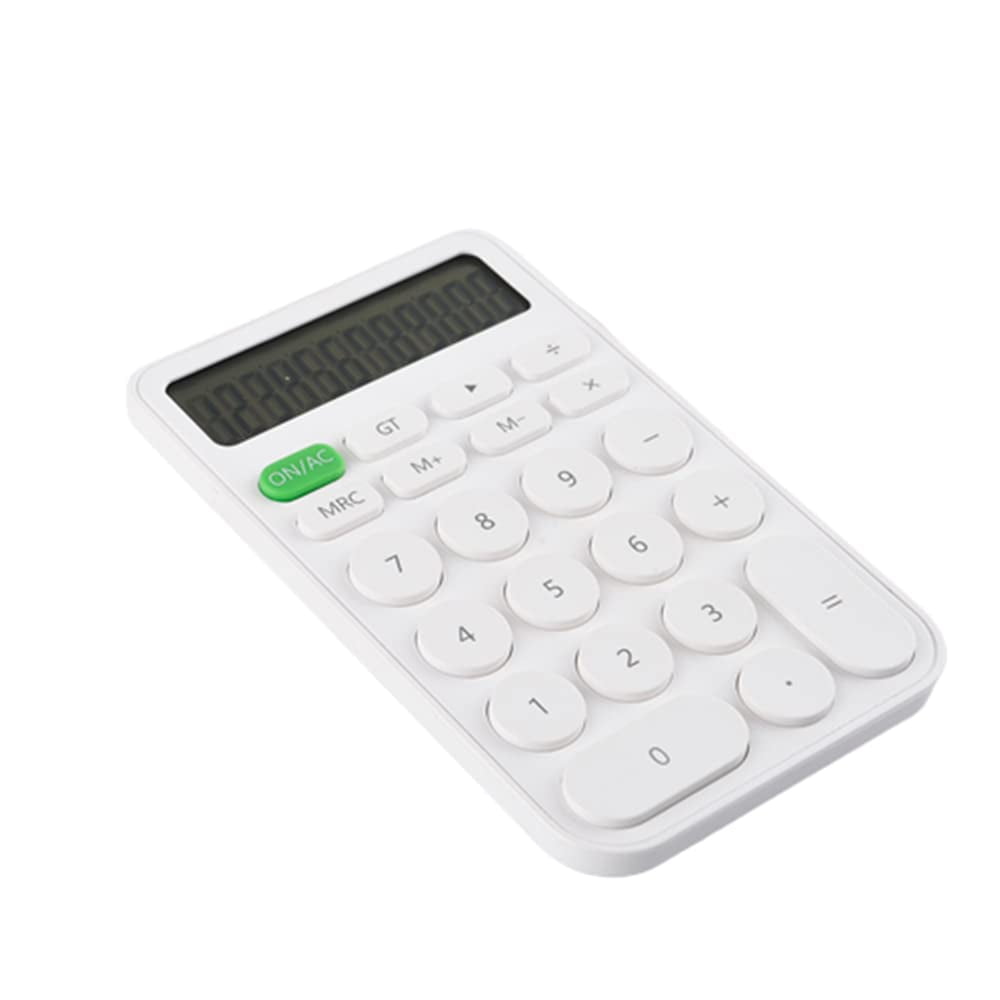 Calculadora de bolsillo blanca Calculadora de oficina Calculadora ...