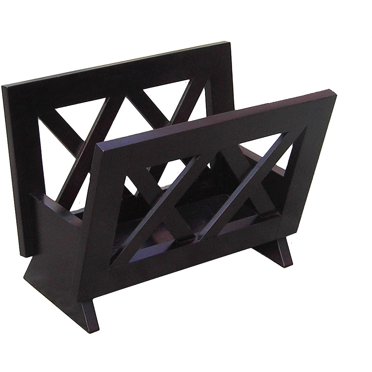 Home Basics Free-Standing Magazine Rack, Chrome - Walmart.com