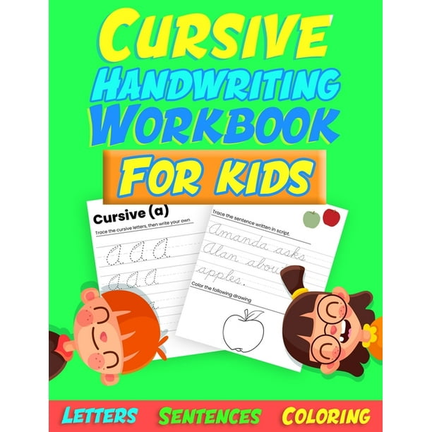 Script Cursive Coloring Pages
