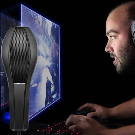 Condenser Microphone Spaceship Shape Black USB USB condenser microphone ...
