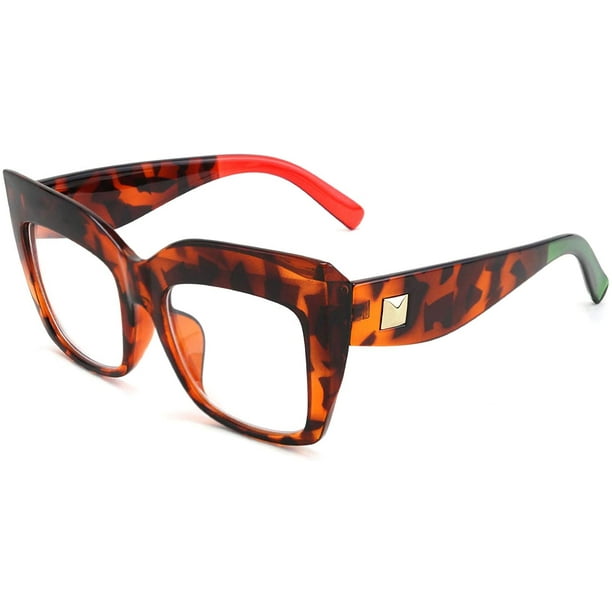 Square Oversized Glasses Frame Eyewear Women B2475 - Walmart.ca