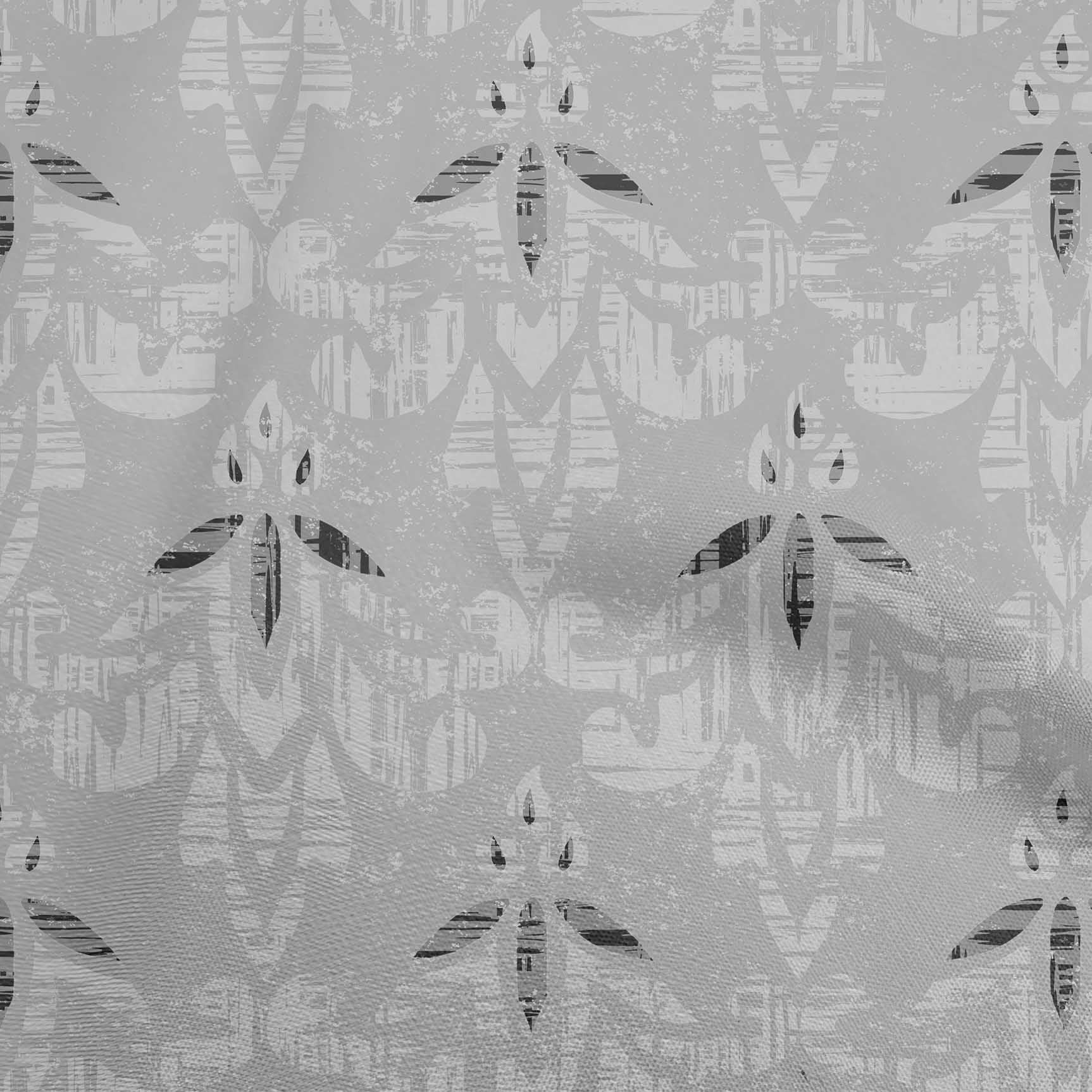 oneOone Viscose Chiffon Light Gray Fabric Damask Dress Material Fabric ...