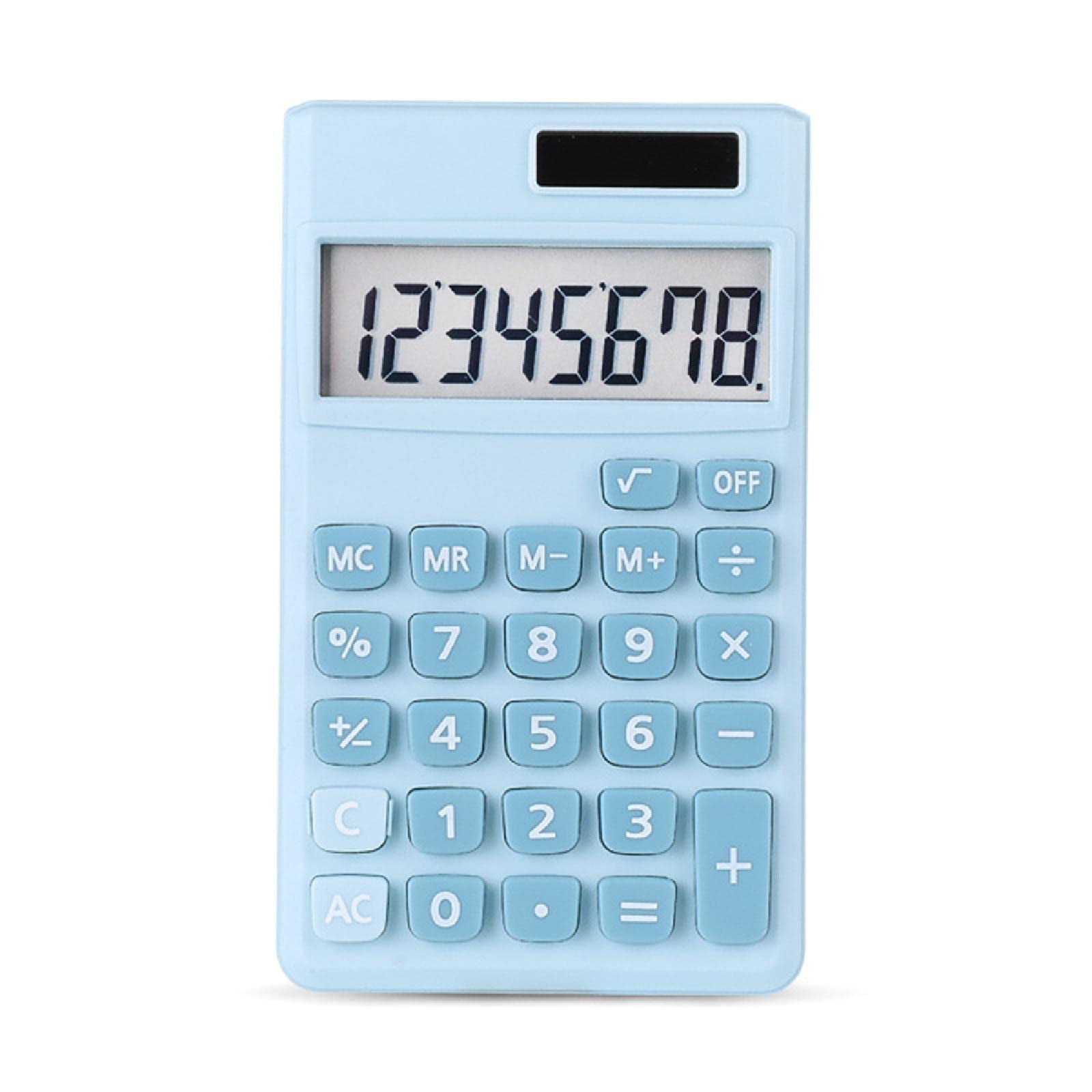 Mini calculadoras, calculadora de bolsillo de 8 dígitos con batería ...