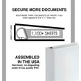 4 Pack of 6 Inch 3 Ring Binder with Locking Angle D Rings, Professional ...
