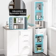 69 Inch Tall/Narrow/Slim/Skinny Storage Cabinet with Drawer & Door ...