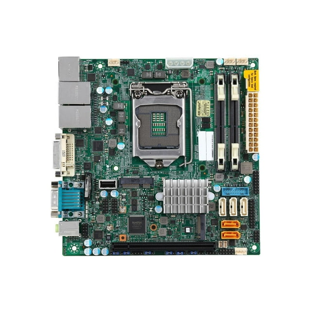 Supermicro X11SSV-Q Mini ITX Server Motherboard -Single socket LGA 1151 - Intel Q170 Express ...