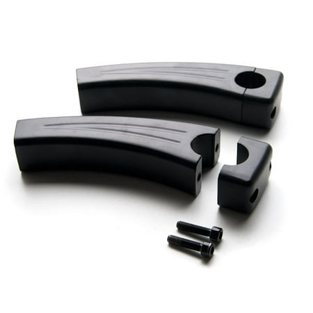 Krator 5.5" Black Motorcycle Handlebar Pullback Risers Compatible with ...