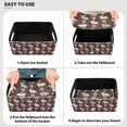2 Pcs Foldable Felt Storage Bins Decorative Fabric Organizer Baskets ...