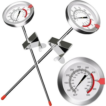 7.87in Milk Thermometer,Casewin Stainless Steel Milk Frother ...