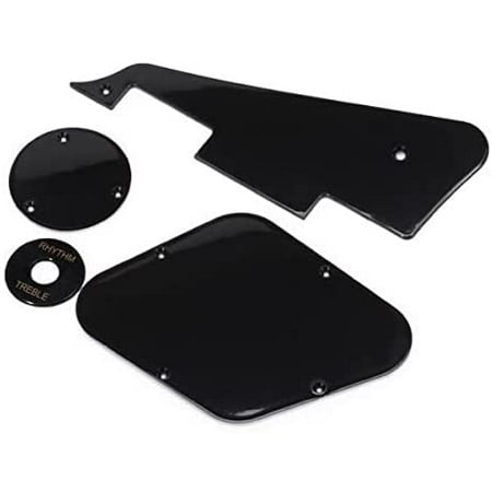 Black High Gloss Scratchplate Cavity Switch Cover Kit For LP Les Paul ...