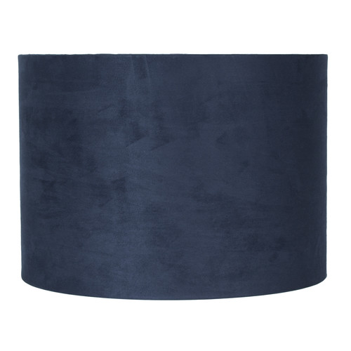 Classic Drum Suede Lamp Shade, Navy Blue, 8" to 16" Bottom Size 14 ...