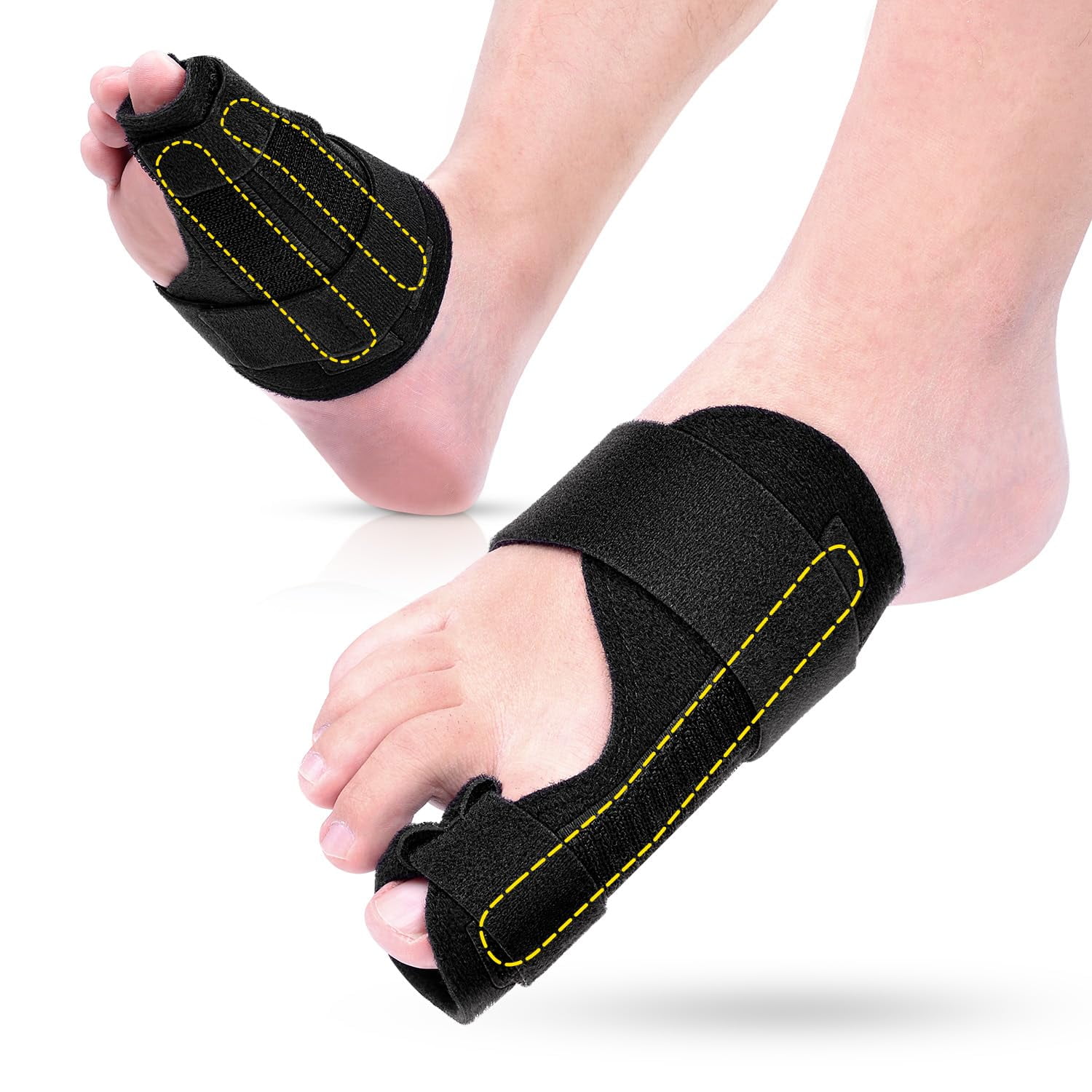 Férula para dedo gordo, protector de fracturas Sylong para pie derecho ...