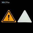 Uxcell Reflective Stickers, 2 Pack 3.94 x 3.94 Inch Adhesive Night ...