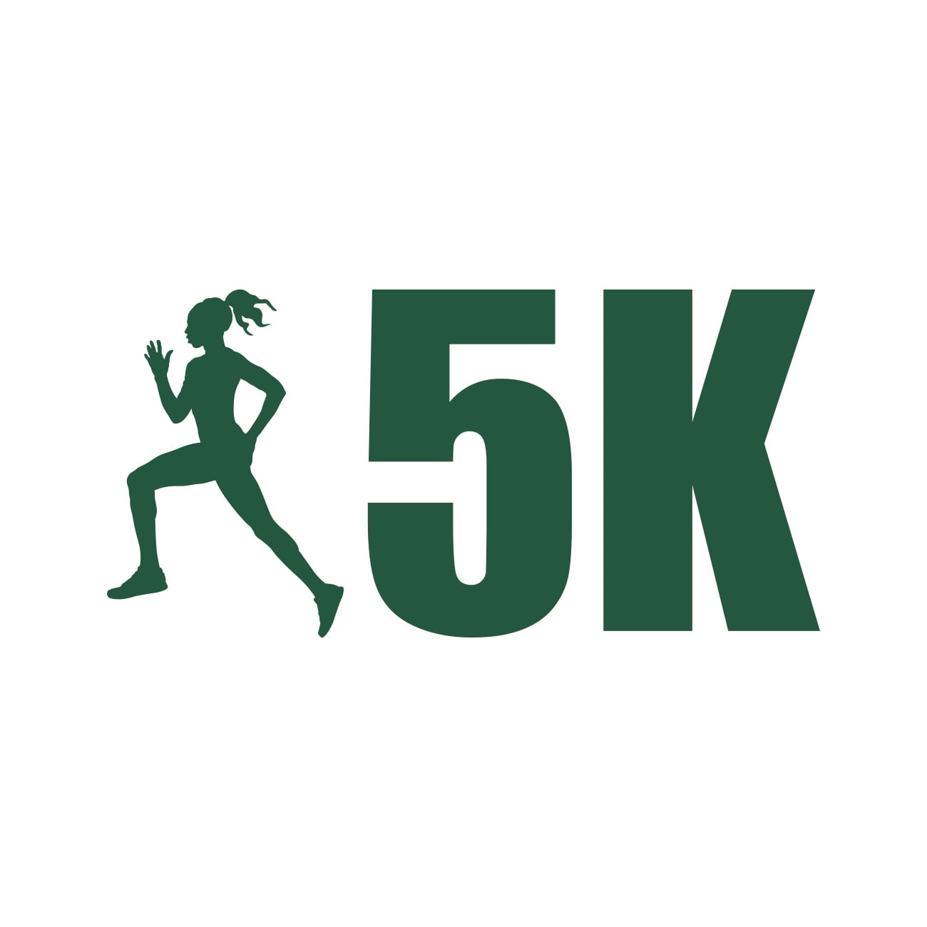 Womens 5K Sticker Decal Die Cut - Self Adhesive Vinyl - Weatherproof ...