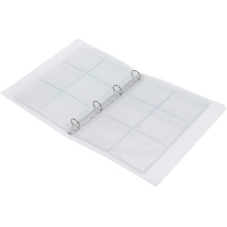 Transparent Binder Clear Sheet Protector Photo Organizer Badge Storage ...