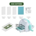 WRVCSS Portable Manual Mini Die Cutting & Embossing Machine for Arts ...