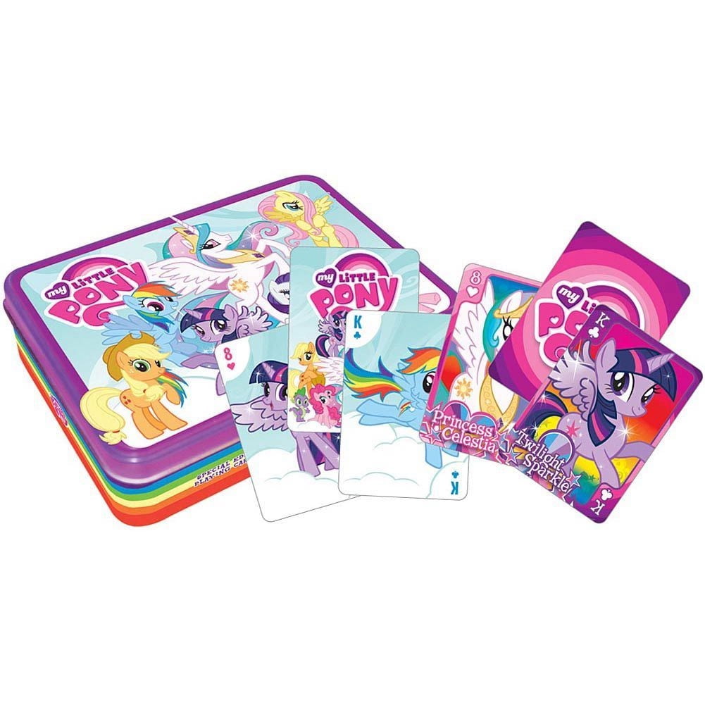My Little Pony Playing Cards Tin Set MLP Friendship Is Magic Rainbow ...