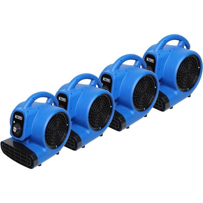 K Tool International KTI77703-PK4 800 CFM Floor Blowers - Pack of 4 ...