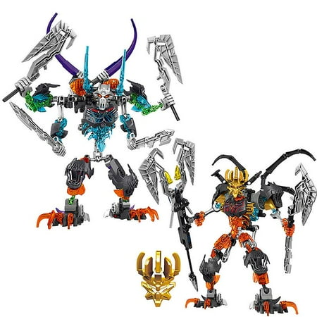 Bionicle Skeleton King & Warrior Action Figures Building Block Toys For ...