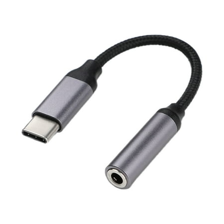 Call Audio Cable Headphone Adapter Portable Stereo Phone Music Type C ...