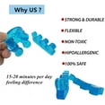 Yoga Toes Blue Toe Stretcher & Toe Separator Stop Foot Pain and Boost ...