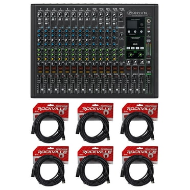 Mackie ONYX12 12-Channel Analog Mixer Multi-Track USB/3-Band EQ ...