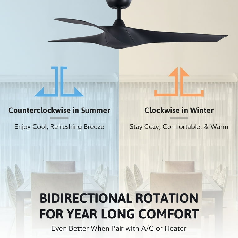 Bi Directional Ceiling Fan | Shelly Lighting