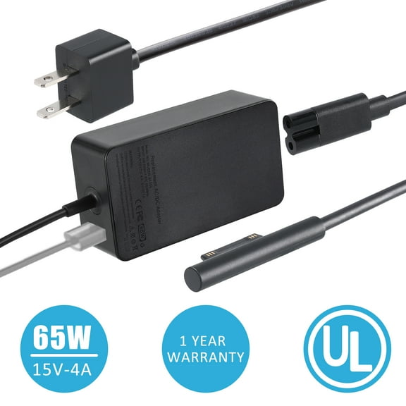 65W Microsoft Surface Pro 3/4/5/6/7, Surface Book Tablet Charger AC ...