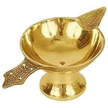 Kalsa Parai Puja Accessory Gifts Pooja Thali Om Gayatri Mantra Brass ...