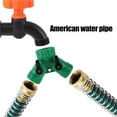 2 Way Y Water Splitter Connector for 3/4" Inch Garden Hose Spigot ...
