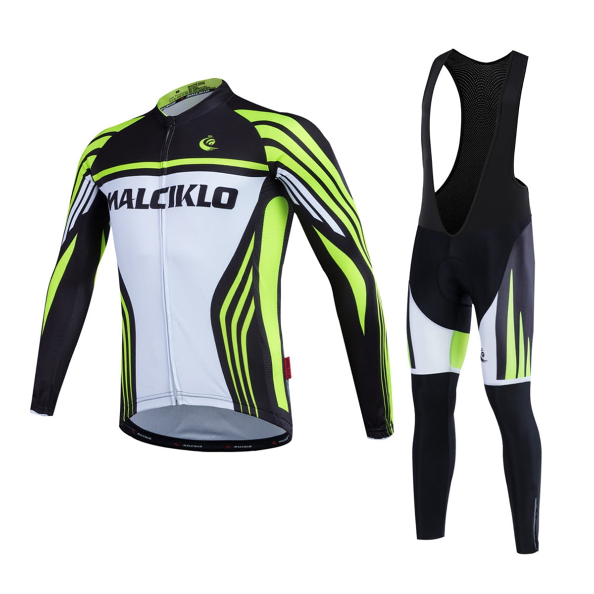 Classic Men's Long Sleeve Cycling Jersey Suit, Mountain Bike Riding ...