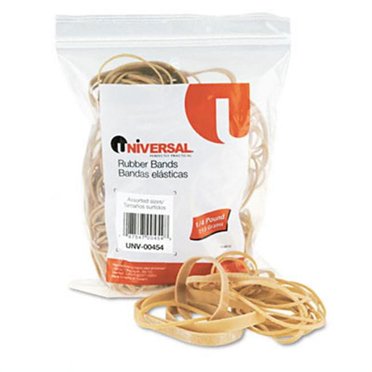 Universal Rubber Bands, Size 16, 2-1/2 x 1/16, 1900 Bands/1lb Pack ...