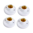 Gazechimp 4Pcs Light Bulb Holder Bases Garage Office E27 Light Socket ...