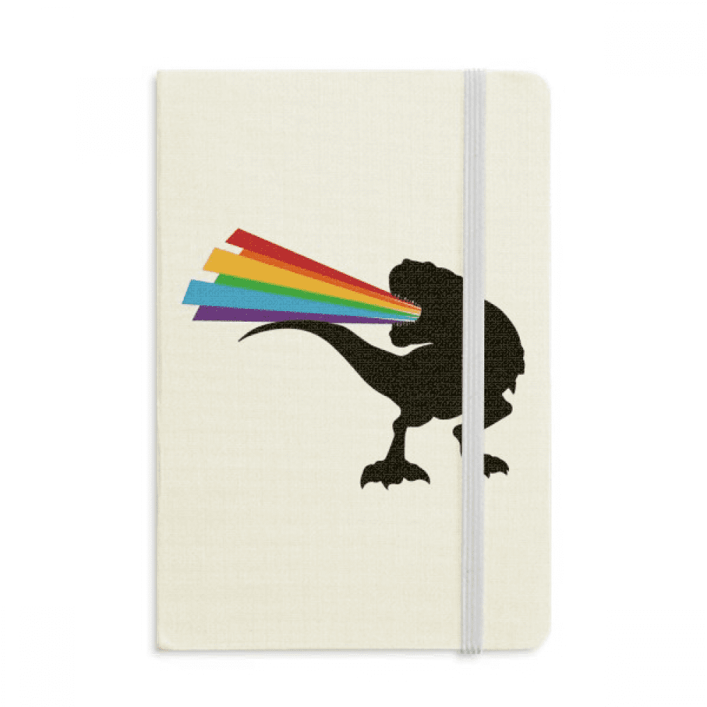 Rainbow Fountain Dinosaur Back Notebook Official Fabric Hard Cover ...