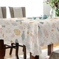 60x60in Square Printed Tablecloth Easy-Care Decorative Table Cloth for ...