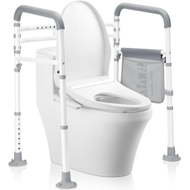 GF Health Lumex Versaframe Toilet Safety Rail, Adjustable Height & Width - Walmart.com
