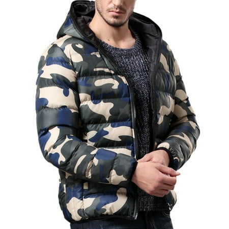 jovati Mens Jacket Winter Mens Winter Jacket Overcoat Outwear ...