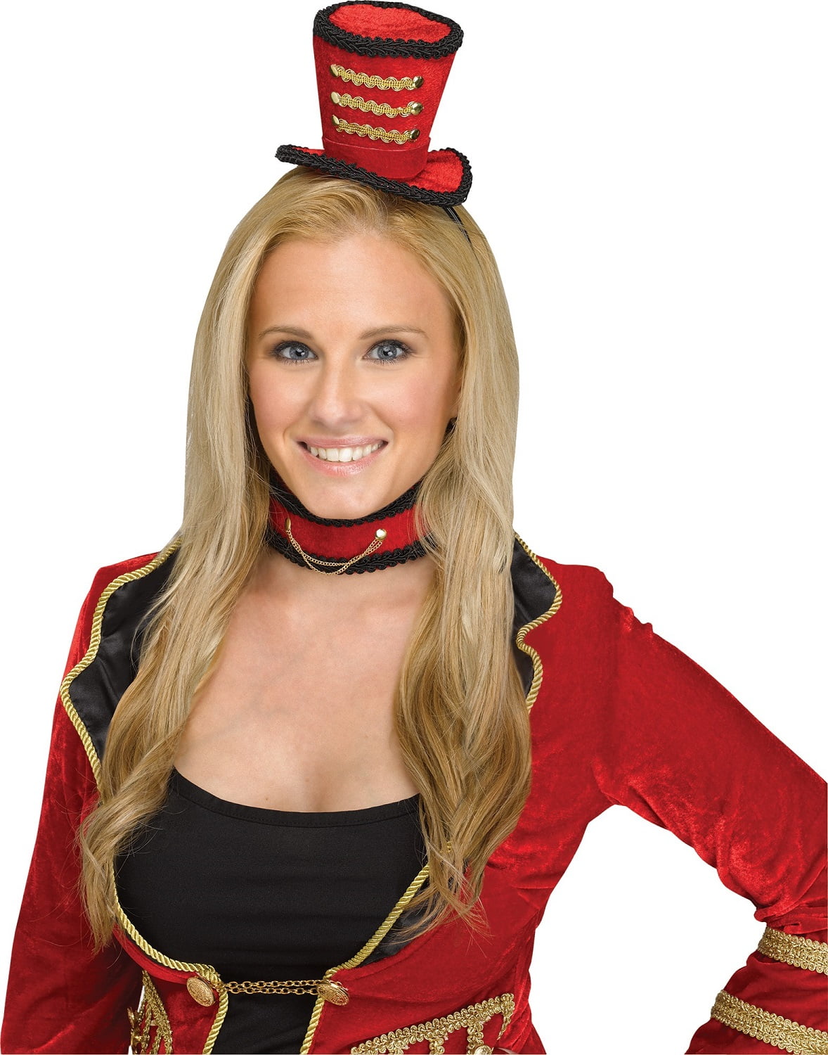 Ring Master Magician Circus Mini Hat Choker Headband Carnival Costume ...