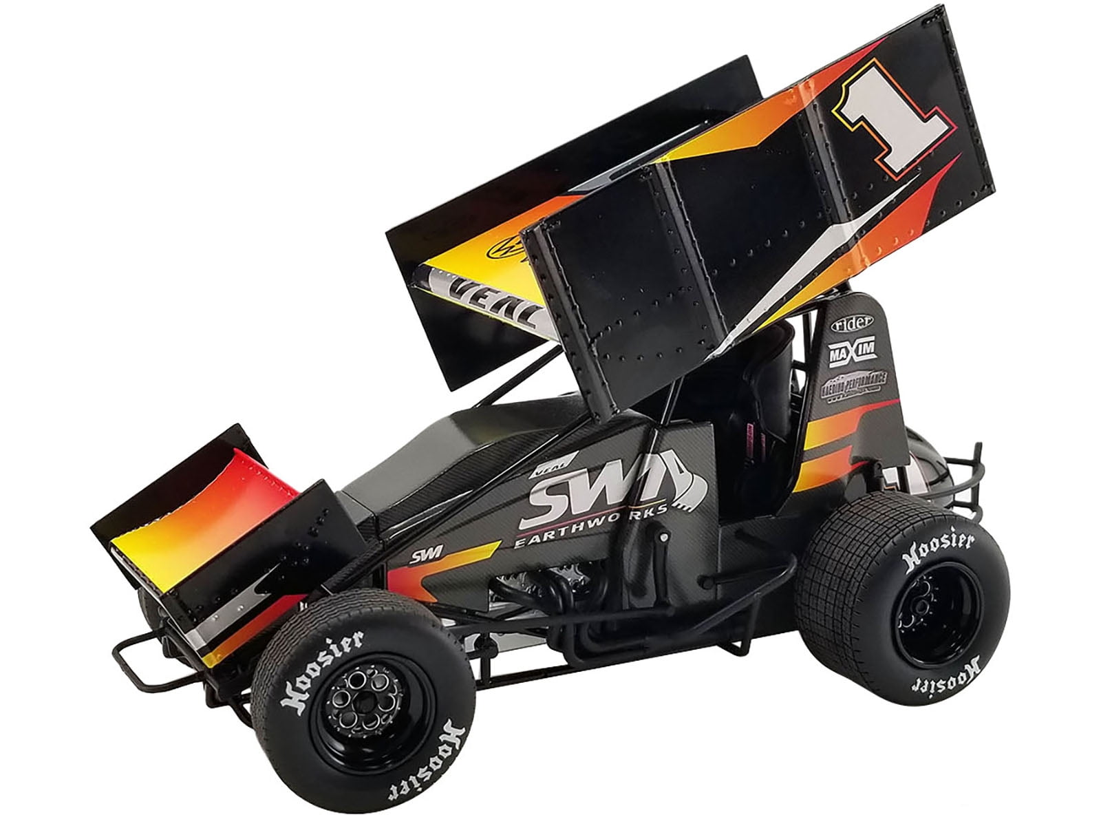 Winged Sprint Car #1 Jamie Veal "SWI Earthworks" SWI Engineering Racing ...