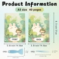 1 Set Sticker Collection Book Hand Account Release Paper with Tweezers ...