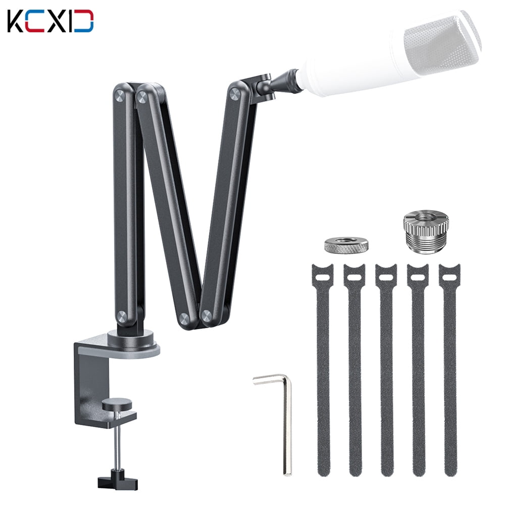 Boom Arm, Aluminium Foldable Desktop Metal Mic Stand, Adjustable ...