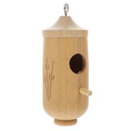 Navaris Small Bird Nesting Box - Wood Nest for Robin, Hummingbird ...