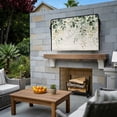 Eucalyptus Leaf Outdoor TV Cover 30 to 32 inch Country Plant Linen ...