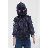 Minecraft Enderman Fleece Zip Up Cosplay Hoodie Little Kid to Big Kid - Walmart.com