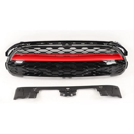 Front Bumper Grill, Gloss Black Front Upper Bumper Grill for GP3 Grille ...