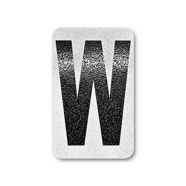 6 Inch Individual Letters for Mailbox, House, Office, Apartment, Easy ...