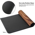Brown Wood Grain Large Gaming Mouse Pad, 35.5 X 16 Inch Extended Desk ...