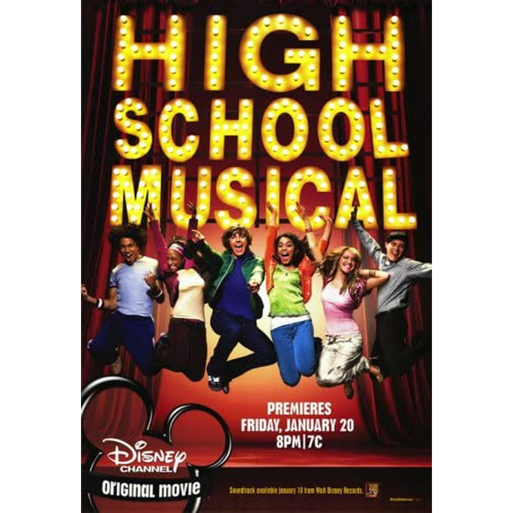 High School Musical Movie POSTER 11" x 17" Style A - Walmart.com ...