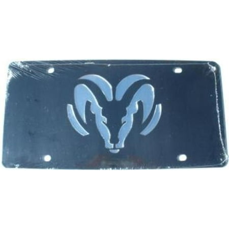 Dodge Ram Black Laser License Plate - Walmart.com