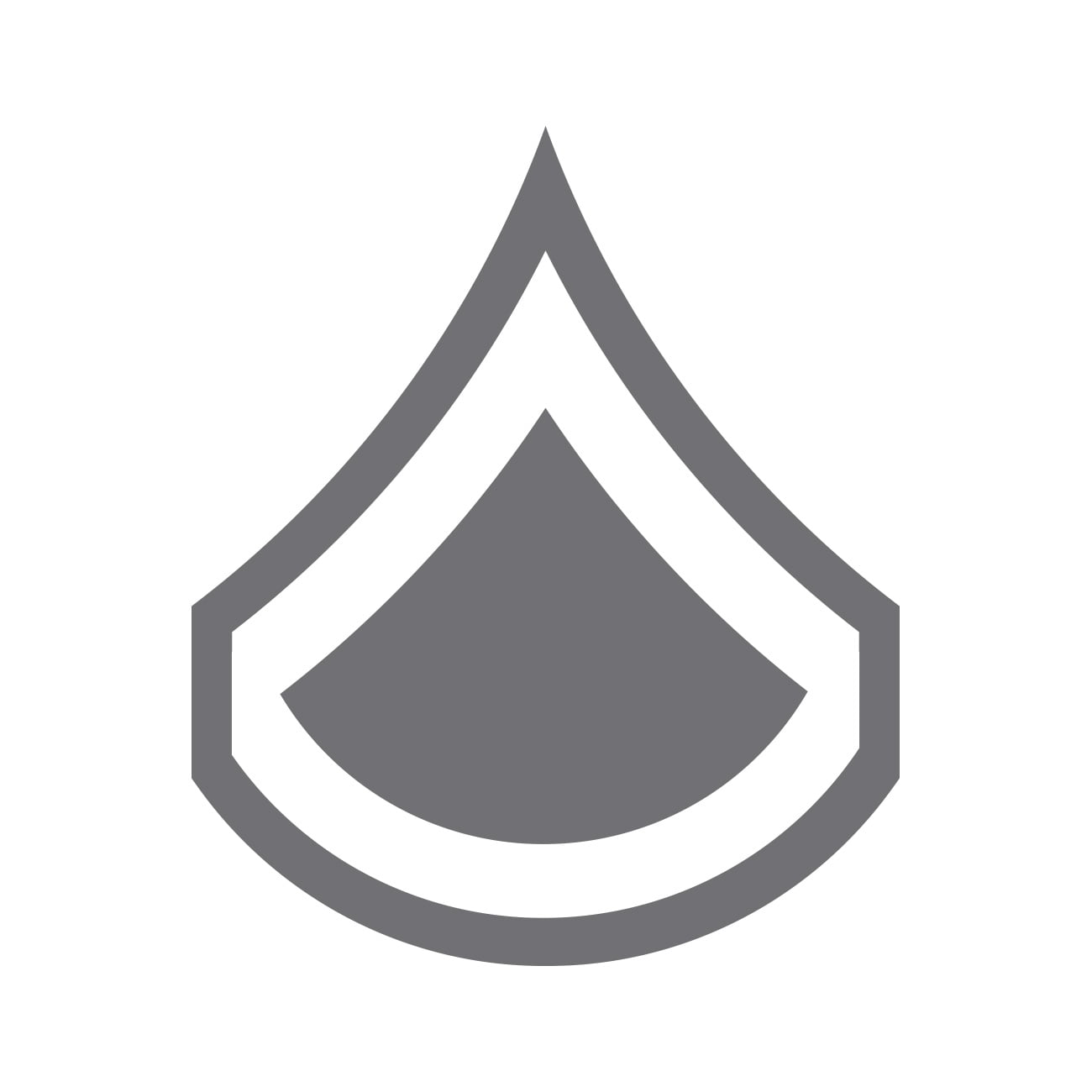 E-3 Private First Class Rank Sticker Decal Die Cut - Self Adhesive ...